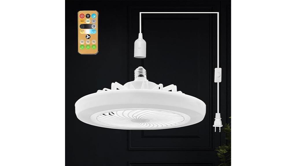 15 Best Plug-In Ceiling Fans to Keep You Cool and Stylish - Top Ceiling ...