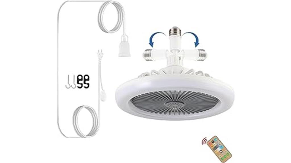 15 Best Plug-In Ceiling Fans to Keep You Cool and Stylish - Top Ceiling ...