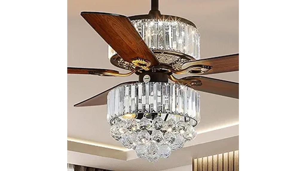 15 Best Crystal Ceiling Fans to Add Glamour to Your Home Decor - Top ...