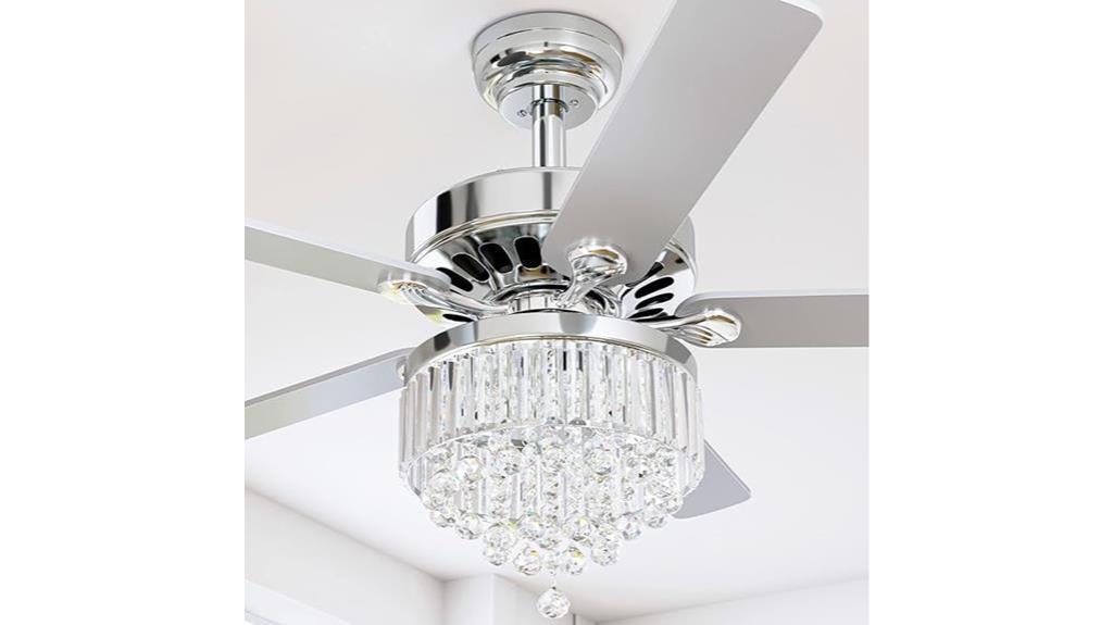 15 Best Crystal Ceiling Fans to Add Glamour to Your Home Decor - Top ...