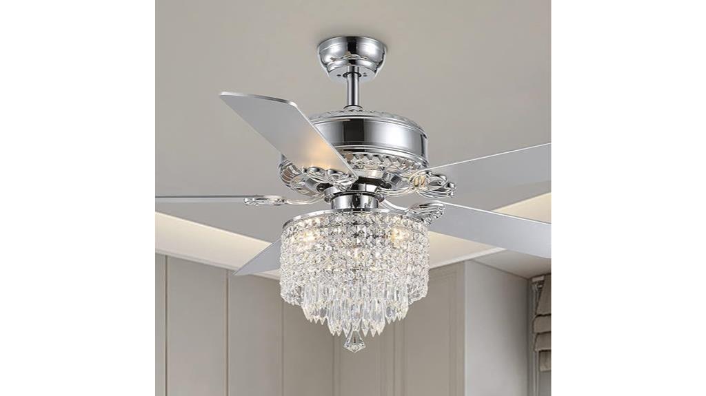 15 Best Crystal Ceiling Fans to Add Glamour to Your Home Decor - Top ...