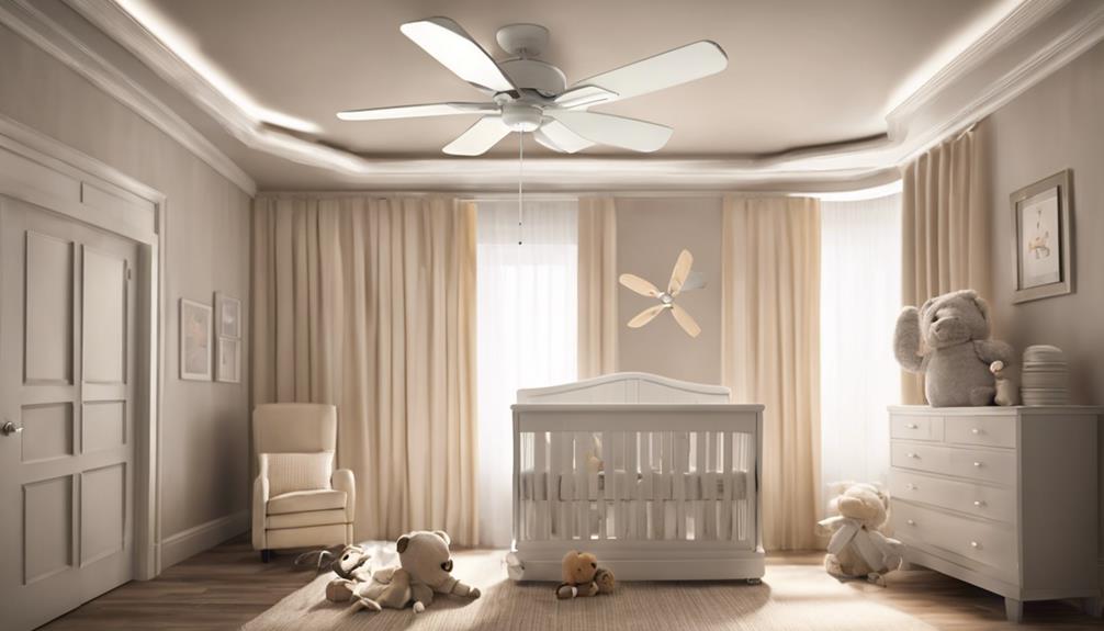 Using a Ceiling Fan Correctly to Make Baby Comfortable - Top Ceiling Fans
