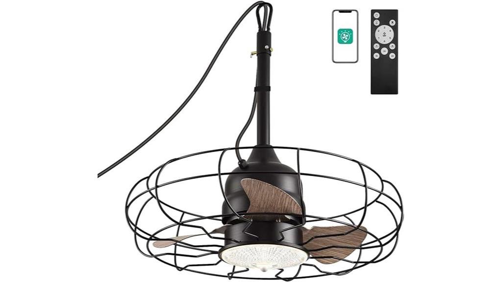 15 Best Plug-In Ceiling Fans to Keep You Cool and Stylish - Top Ceiling ...