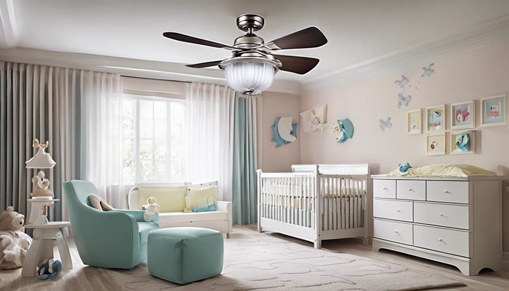 Using a Ceiling Fan Correctly to Make Baby Comfortable - Top Ceiling Fans