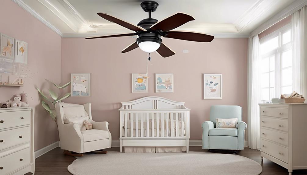 Using a Ceiling Fan Correctly to Make Baby Comfortable - Top Ceiling Fans