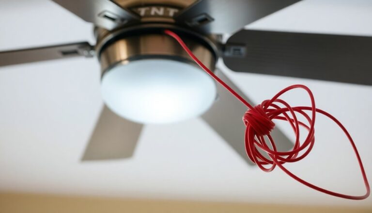 What Do I Do With the Red Wire When Installing a Ceiling Fan With ...