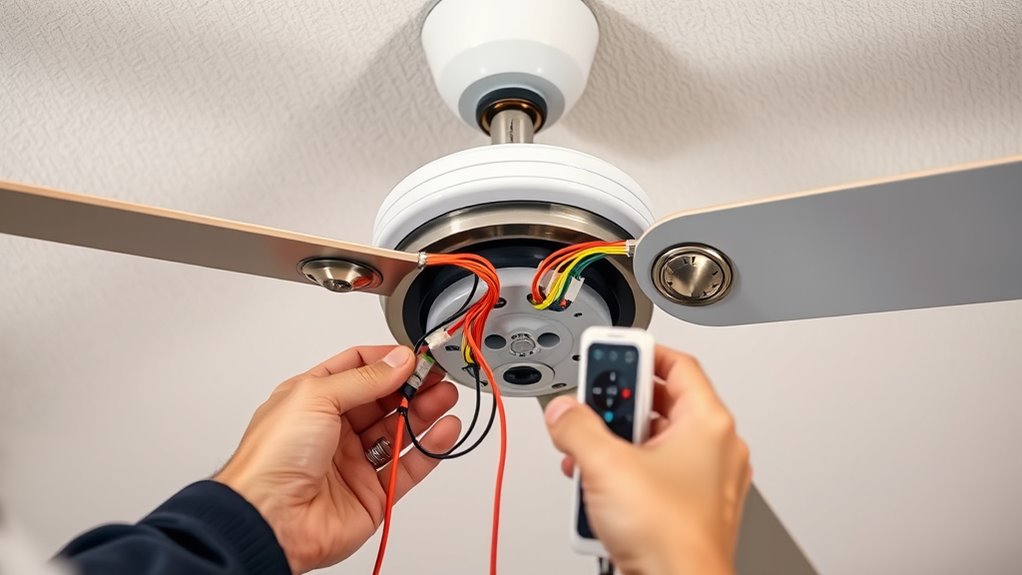 Wiring a Ceiling Fan to a Wall Control and Remote - Top Ceiling Fans