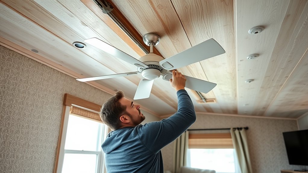 Installing a Ceiling Fan in a Mobile Home - Top Ceiling Fans